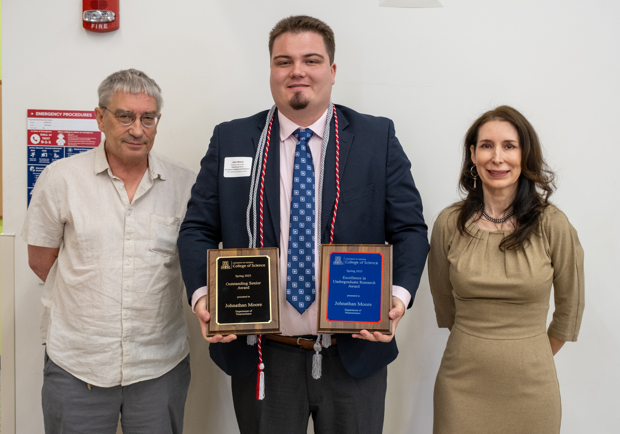 Neuroscience Outstanding Senior Award Recipient - John Moore ...
